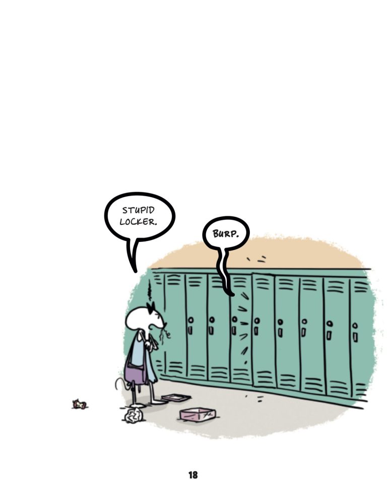 PREVIEW: It's girl vs. locker in THE BIG ADVENTURES OF BABYMOUSE Book 1