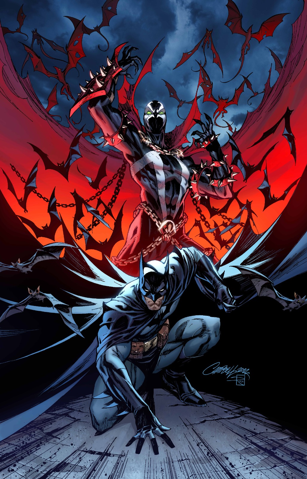 NYCC '22: Todd McFarlane reveals new BATMAN/SPAWN variants