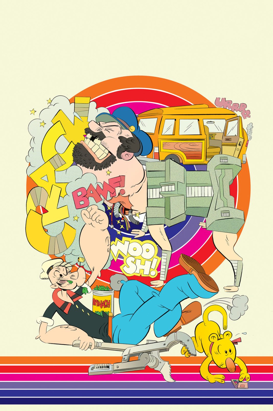 Clover Press's POPEYE VARIATIONS offers an alternate look at the iconic ...