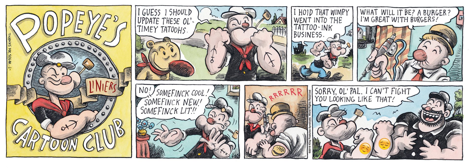 Clover Press's POPEYE VARIATIONS offers an alternate look at the iconic ...