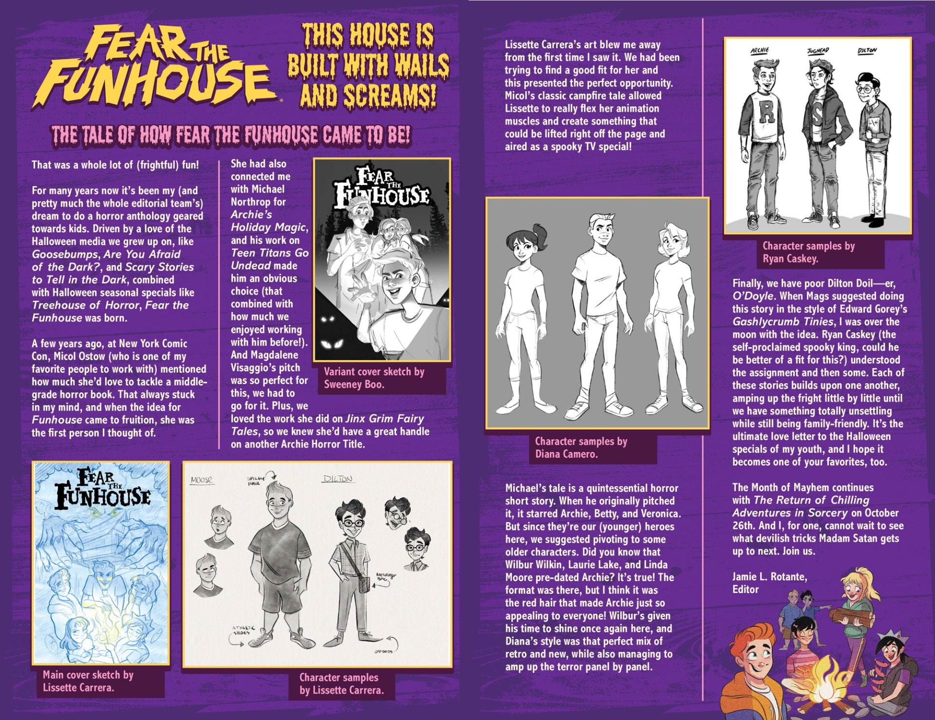 PREVIEW: Archie Horror goes camping in FEAR THE FUNHOUSE #1