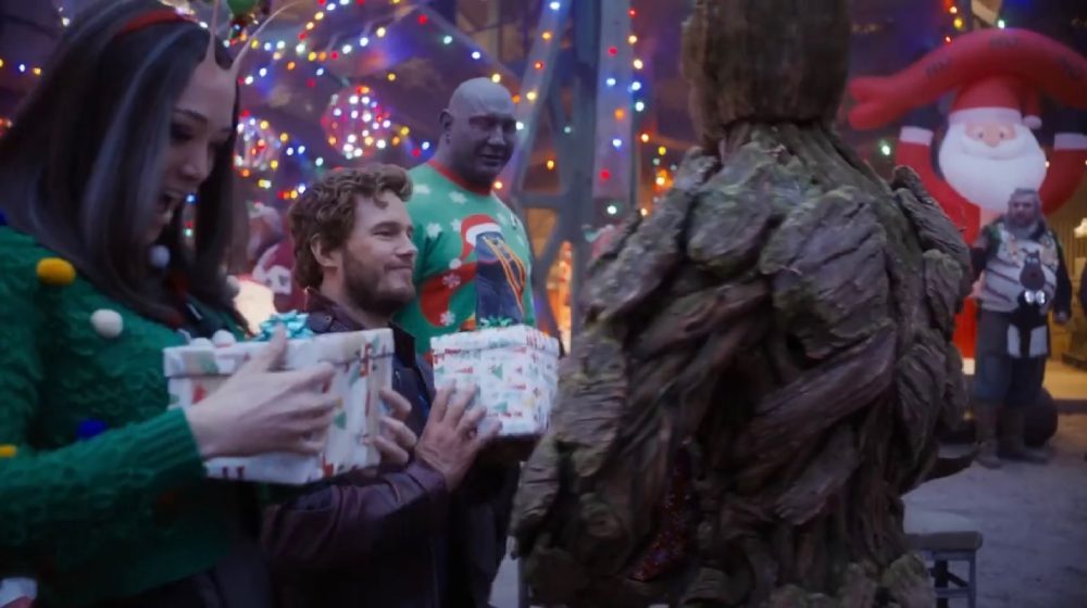 Swole Groot and Kevin Bacon bring good tidings in GUARDIANS OF THE ...