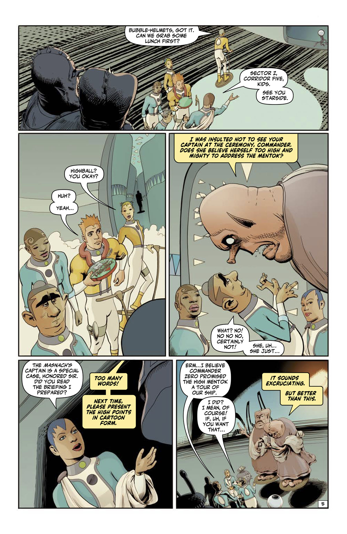 PREVIEW: Solve the riddle of the Mentok in HIGHBALL #2