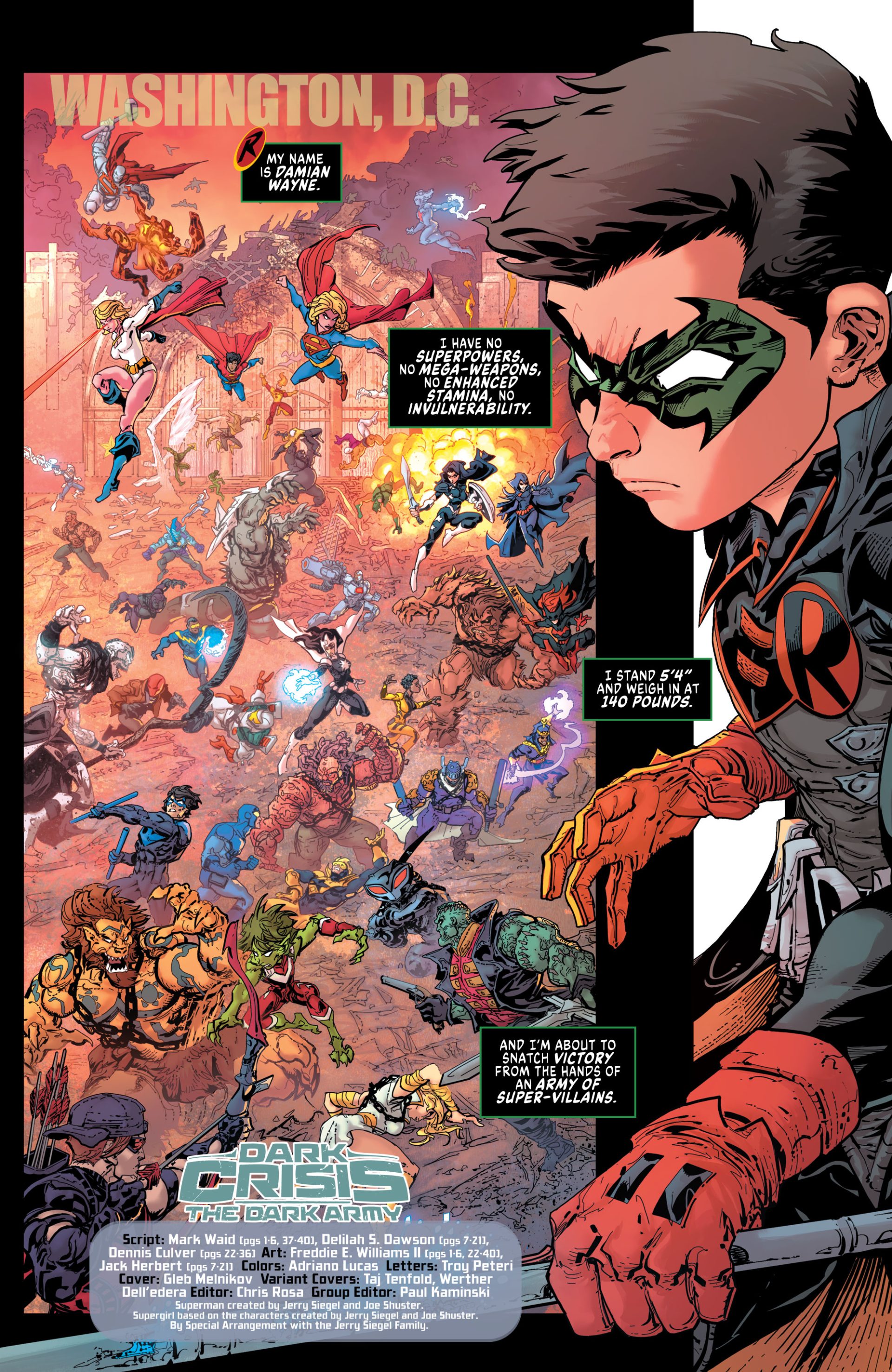 DC ROUND-UP: Pariah's troops assemble in DARK CRISIS - THE DARK ARMY #1