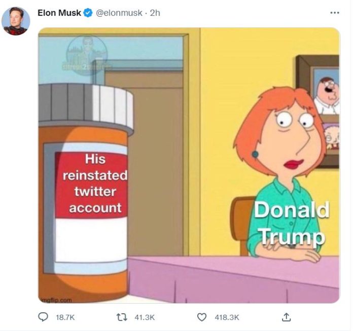 Elon Musk taunts Donald Trump with sexy Milo Manara drawing