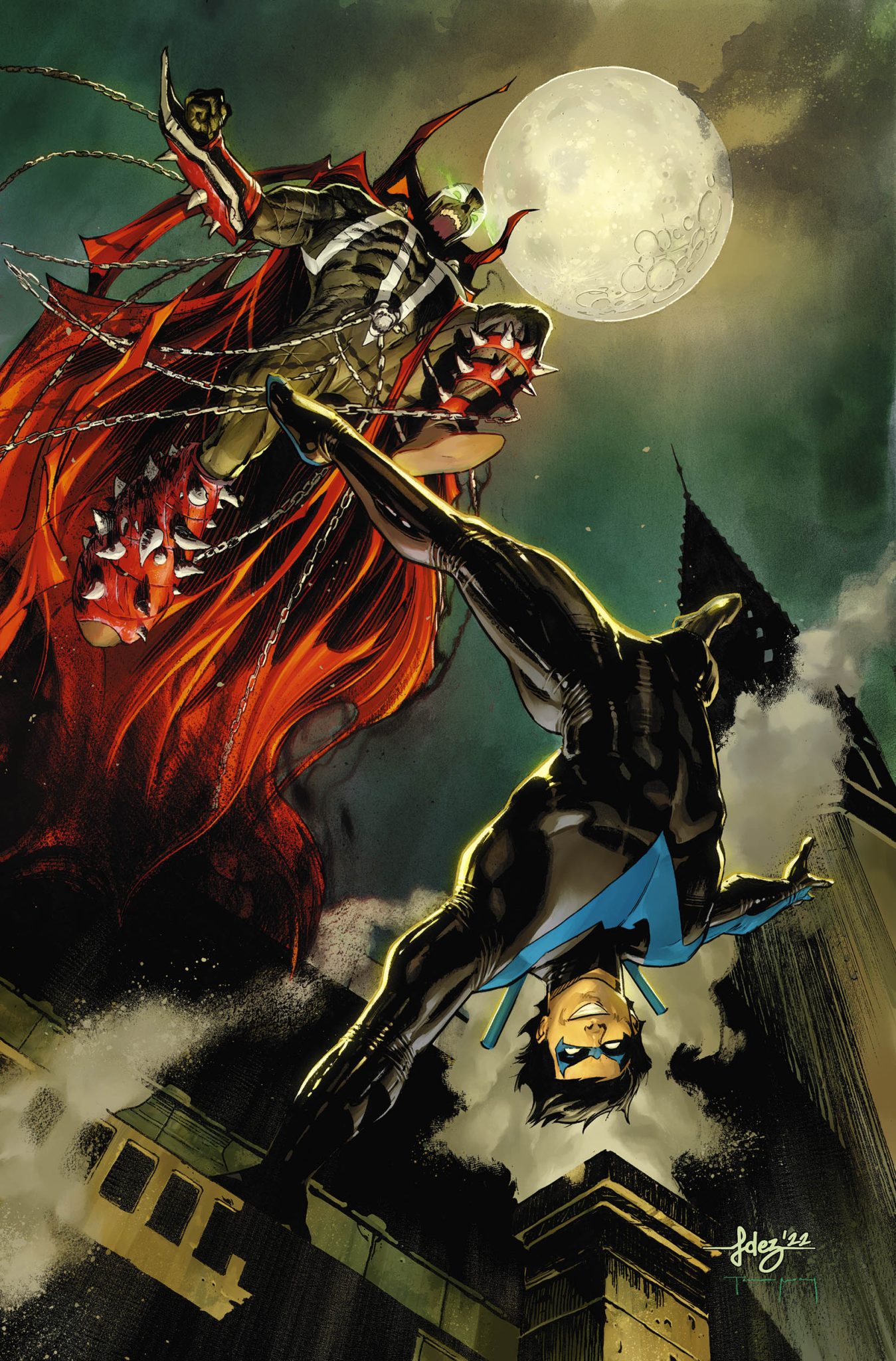 Spawn Takeover: DC and Image Spawn variant covers for December