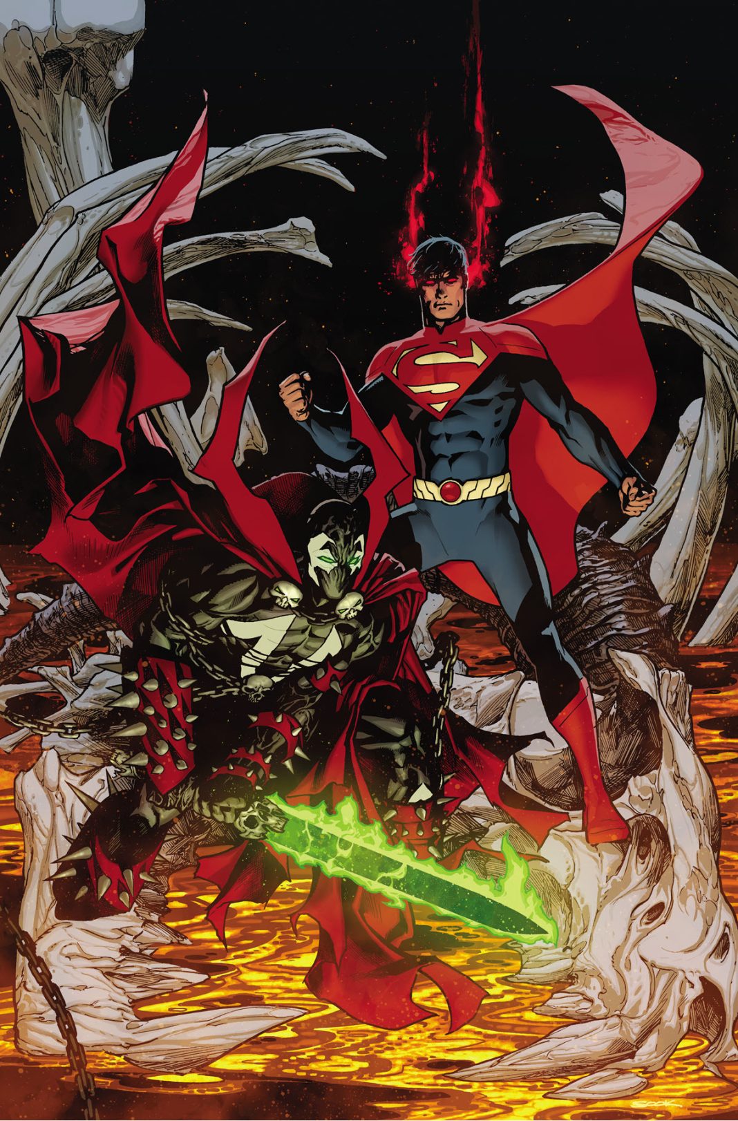 Spawn Takeover: DC and Image Spawn variant covers for December