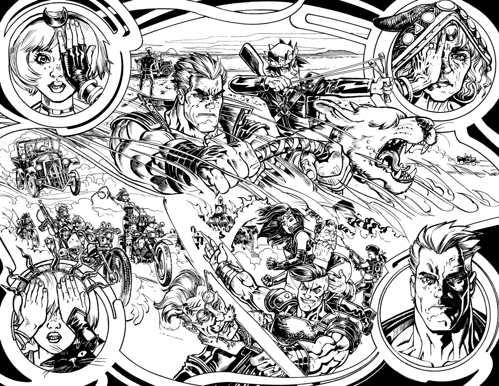 EXCLUSIVE: Check out black-and-white art from ARCHIE VS. THE WORLD