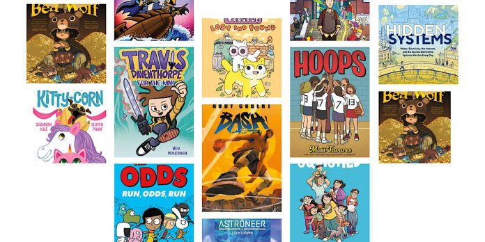 33 anticipated elementary and middle grade graphic novels for winter 2023