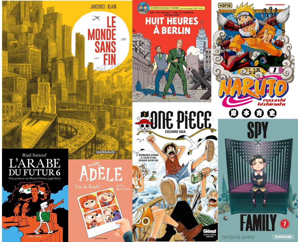 Comics dominated France's Top 50 bestselling books of 2022 list