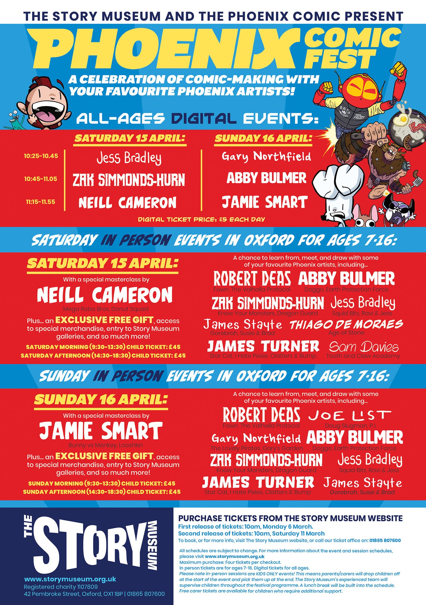 Phoenix Comic Fest returns to the UK's Story Museum next month