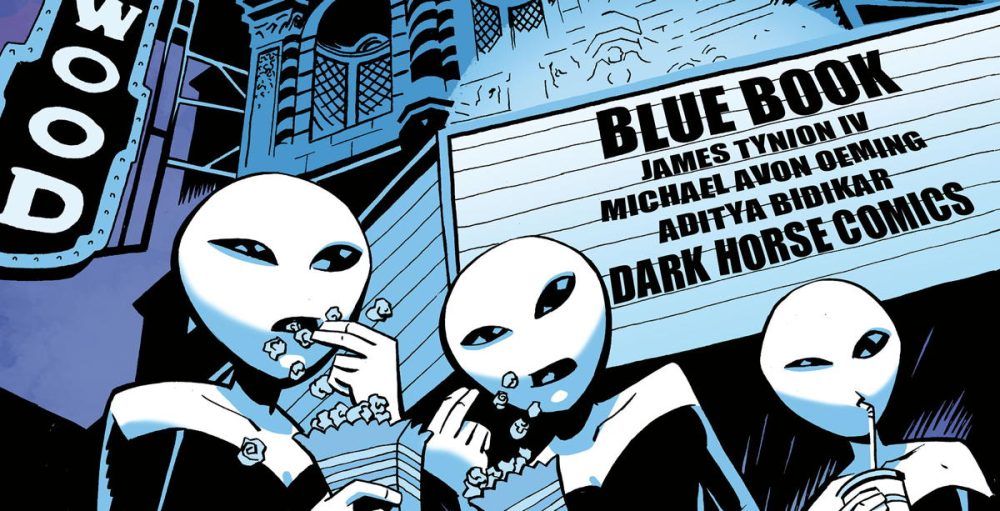 Tynion and Oeming go to the Hollywood Theater for Blue Book