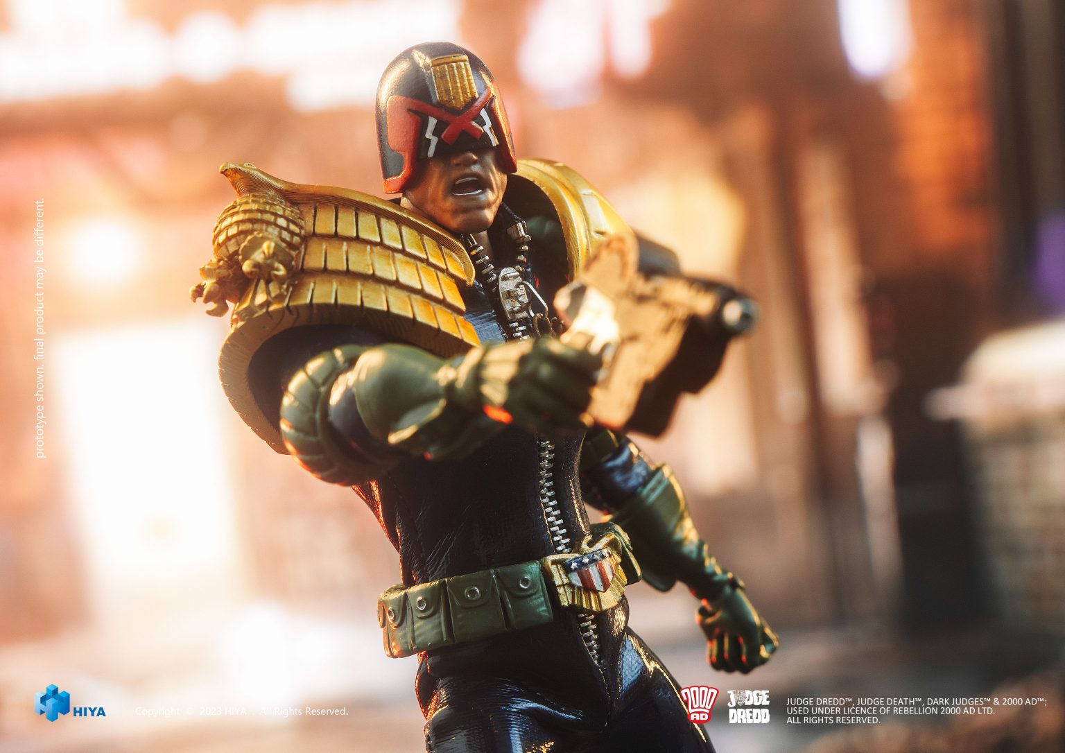Gaze into the fist of the new JUDGE DREDD action figure from HIYA Toys ...
