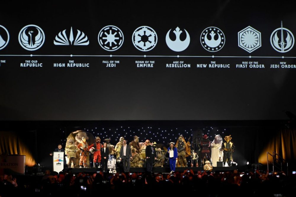 LUCASFILM announce THREE new Star Wars movies at Star Wars Celebration ...