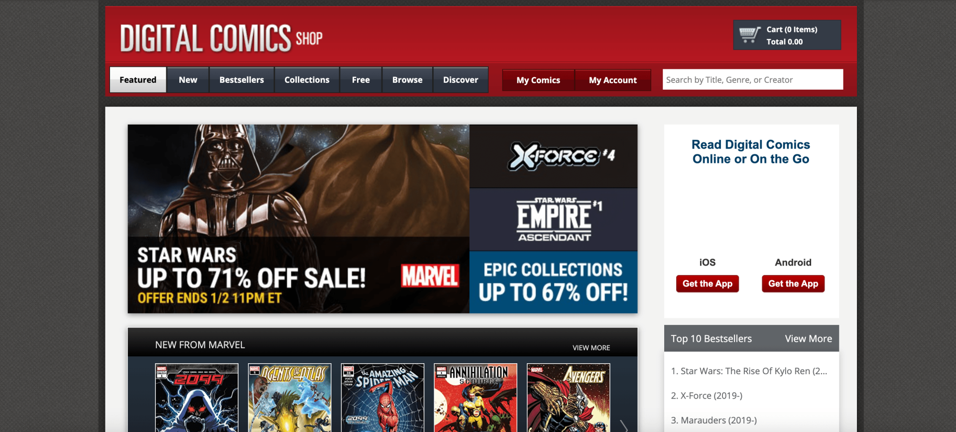 What's going on with Marvel's digital comics program?