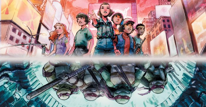 TEENAGE MUTANT NINJA TURTLES X STRANGER THINGS crossover miniseries ...