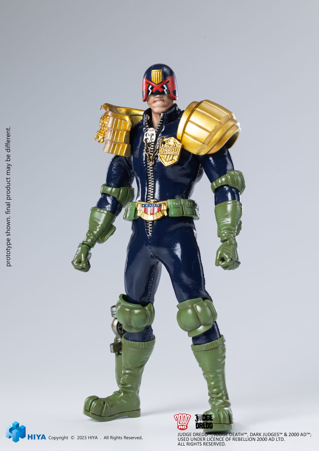 Gaze into the fist of the new JUDGE DREDD action figure from HIYA Toys ...