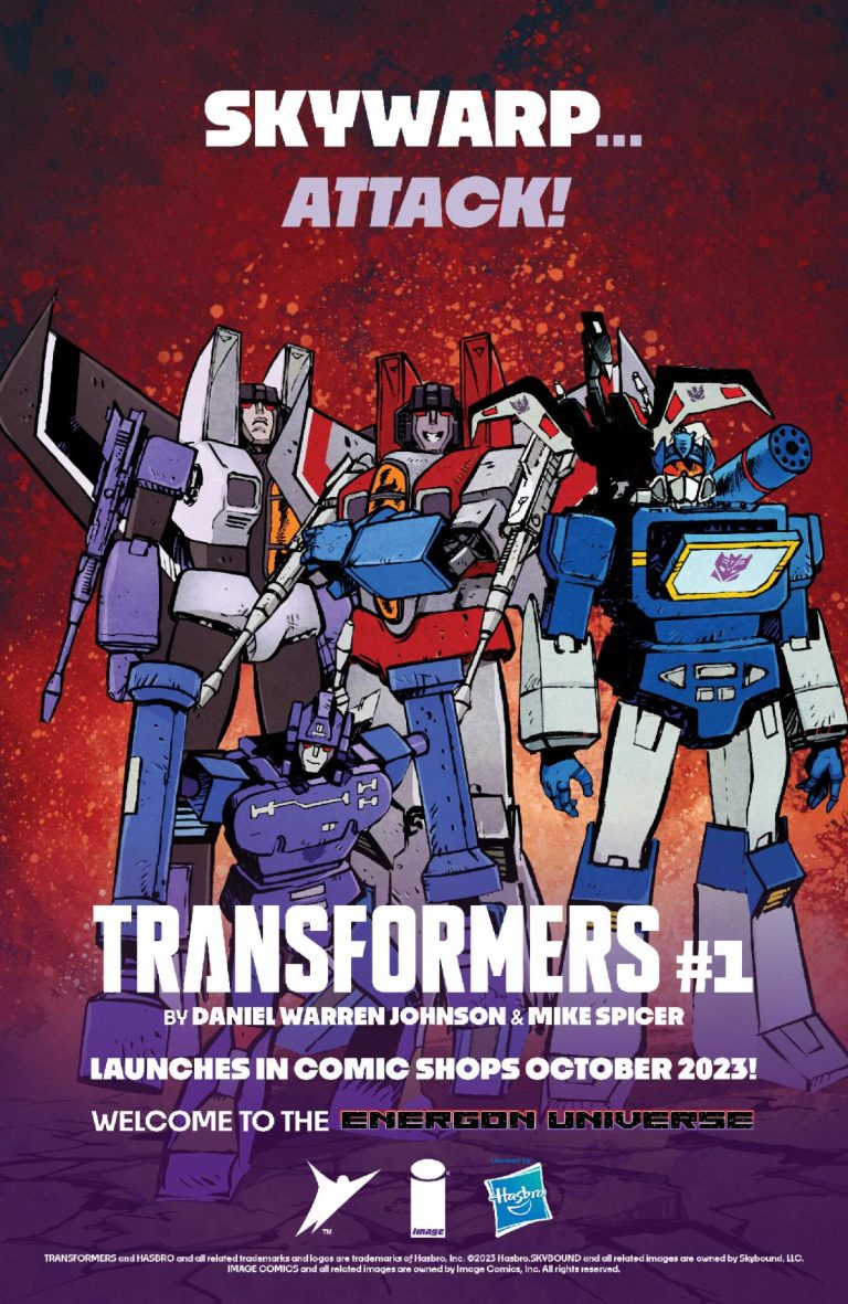 Skybound unveils full lineup of Decepticons in upcoming TRANSFORMERS series