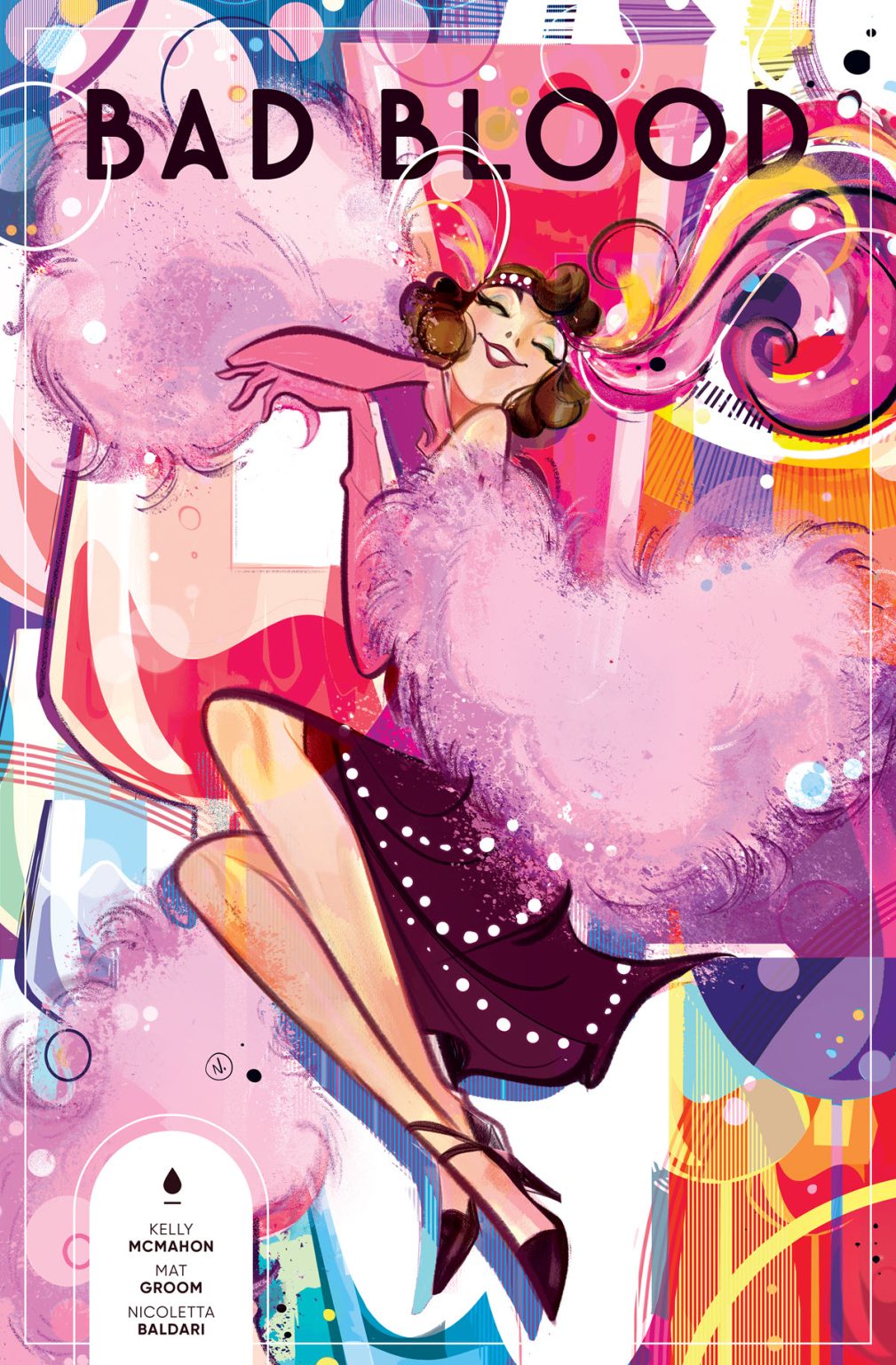 McMahon and Groom team for BAD BLOOD card game & ashcan comic