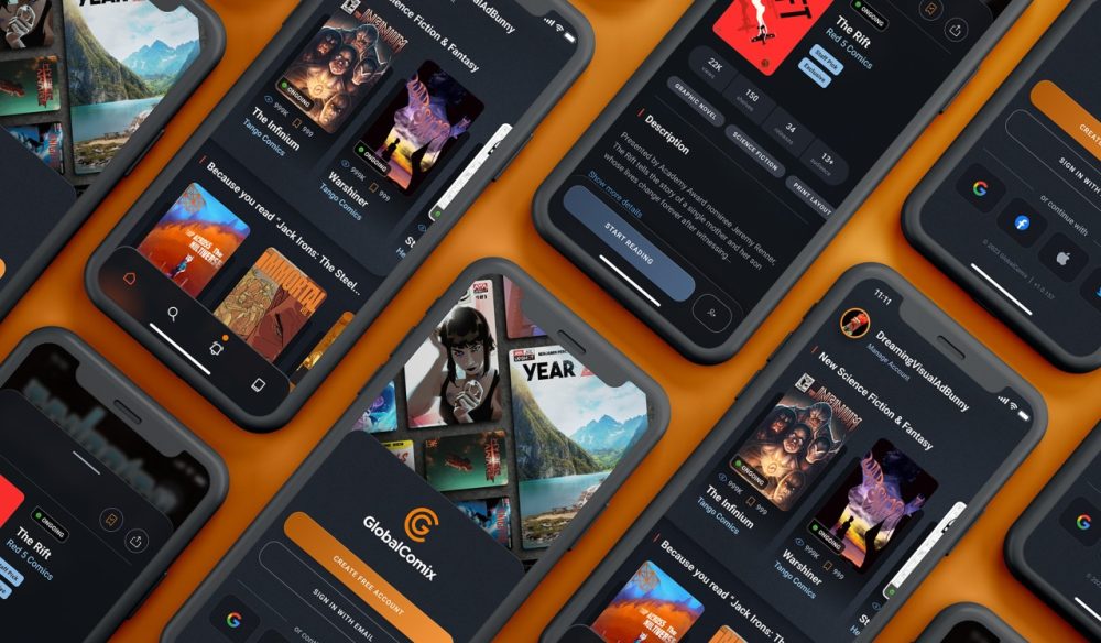Now you can use the GlobalComix app to read digital comics on your phone