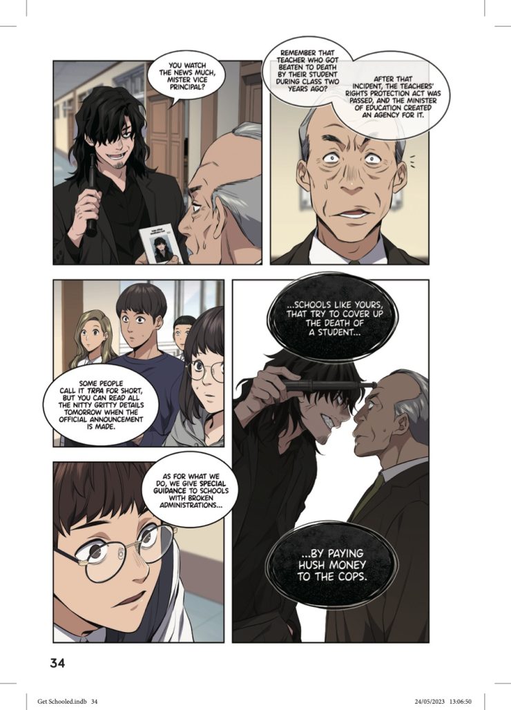 Webtoon Review: GET SCHOOLED dishes out tough love