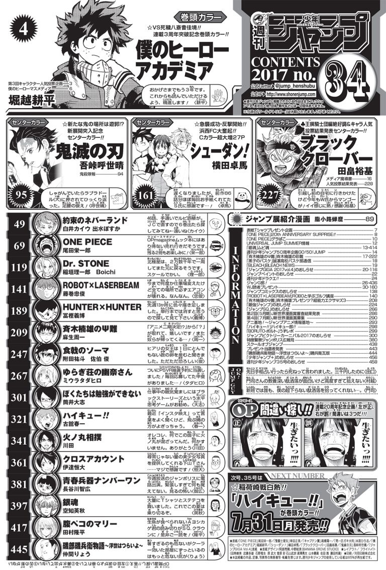 ANALYSIS: Top 10 WEEKLY SHONEN JUMP starts in the last 10 years