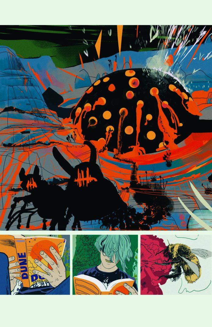 Exclusive: Alison Sampson's trippy Iron Maiden: Piece of Mind art
