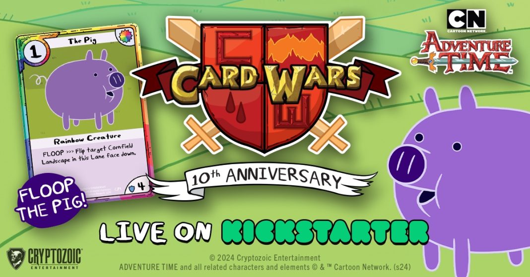 Floop the pig: ADVENTURE TIME CARD WARS 10th Anniversary Kickstarter ...
