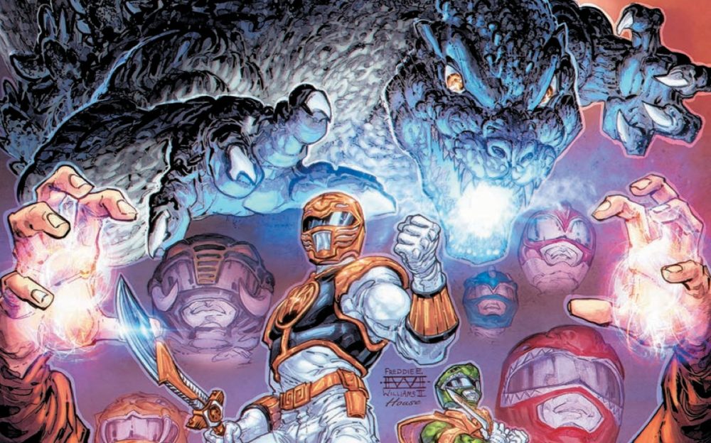 Godzilla meets the Mighty Morphin Power Rangers again in April