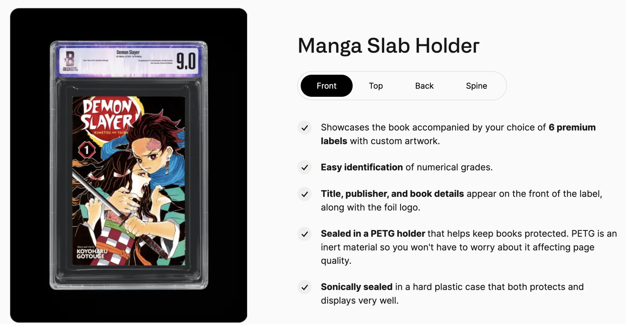 Beckett announces controversial new grading service for manga