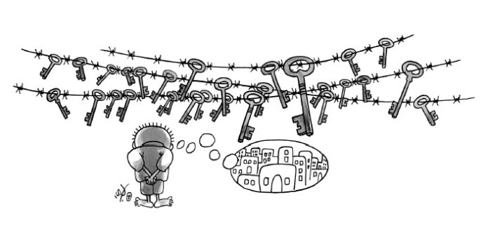 International cartoonists stand with Handala in support of Palestine