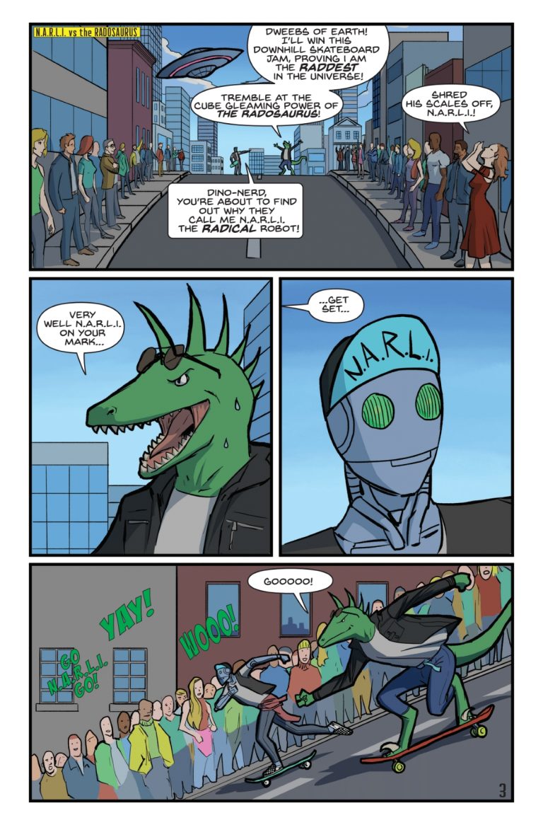 Exclusive: N.A.R.L.I. the Radical Robot makes his indie comics debut