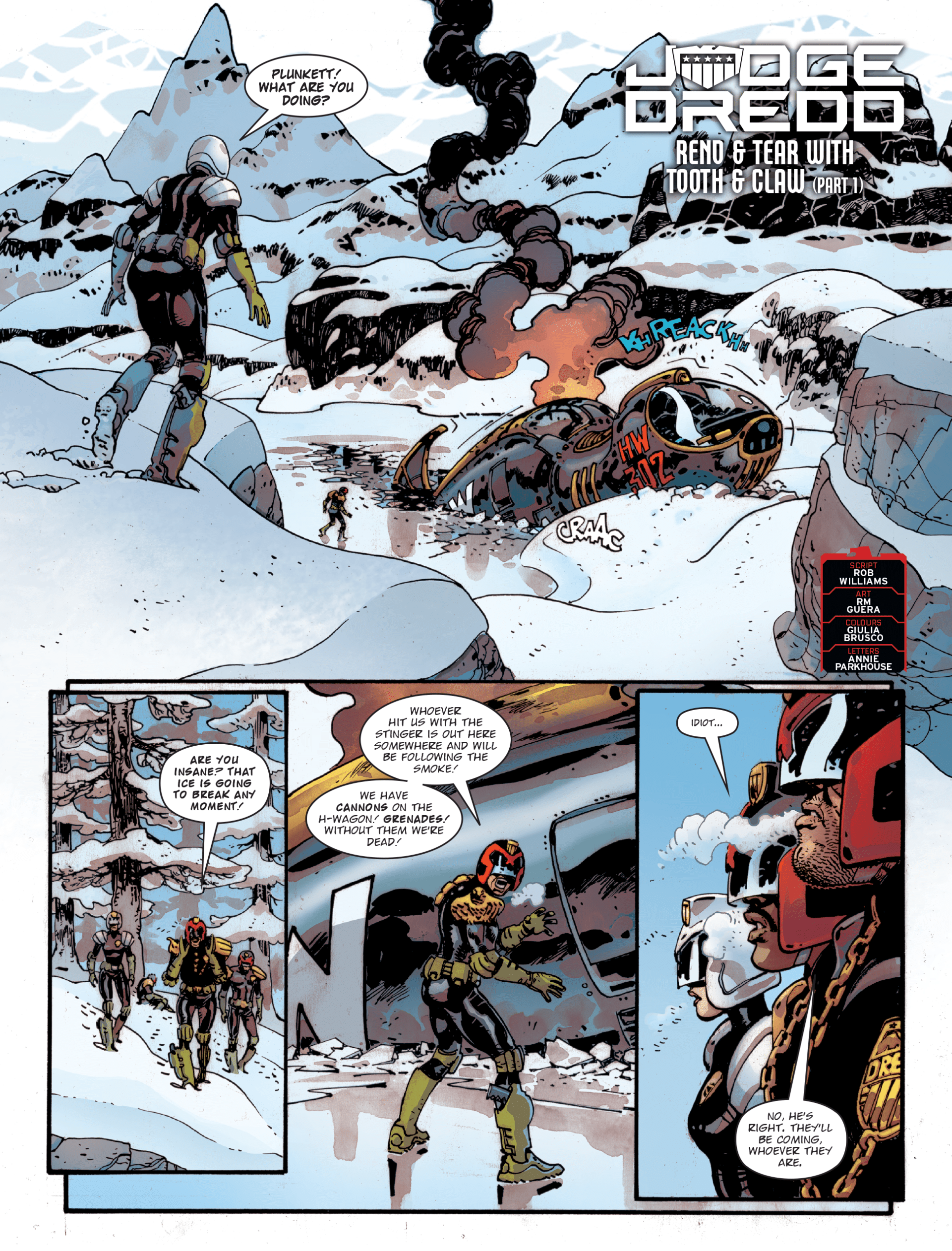 Interview: Rob Williams talks new survival horror JUDGE DREDD story