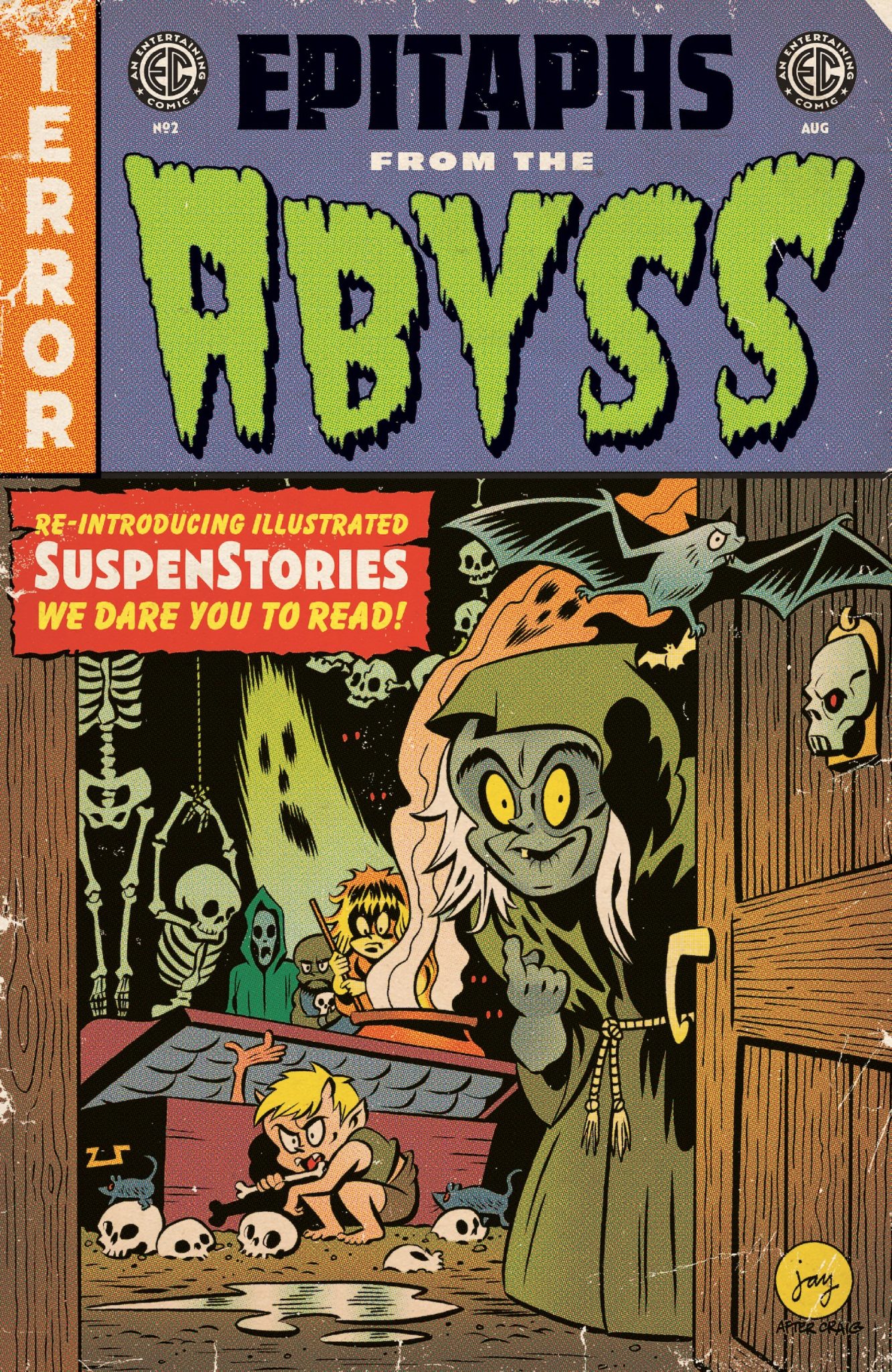 On EC Comics' return with EPITAPHS FROM THE ABYSS and CRUEL UNIVERSE