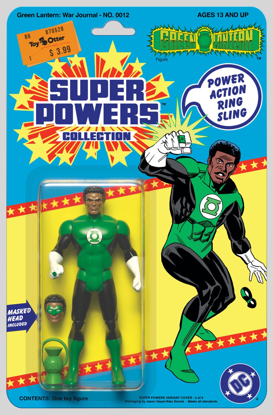 Return to the Kenner SUPER POWERS COLLECTION in new DC variant covers