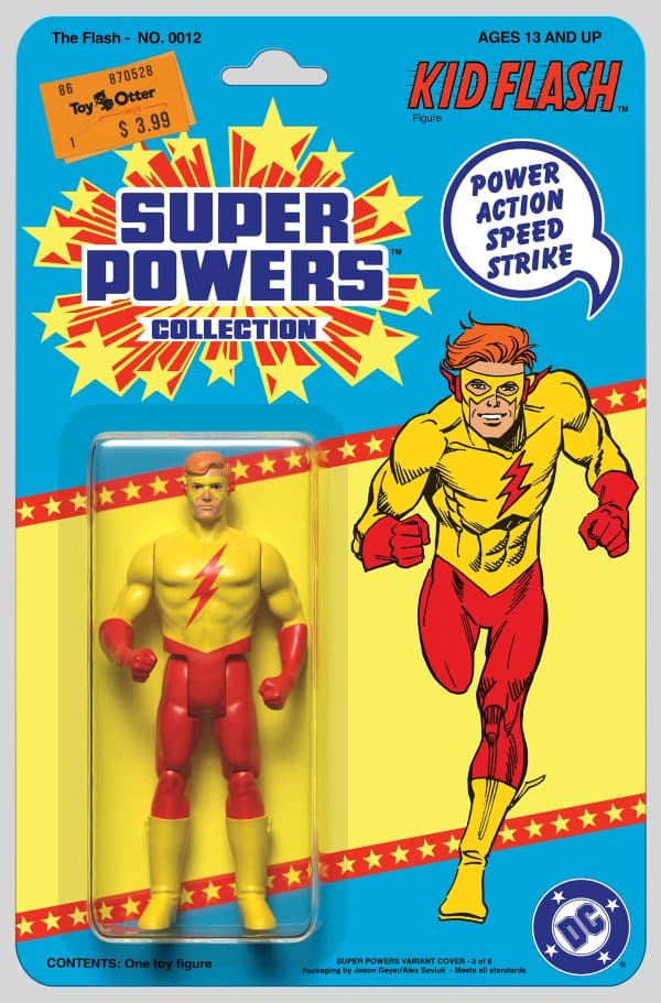Return to the Kenner SUPER POWERS COLLECTION in new DC variant covers