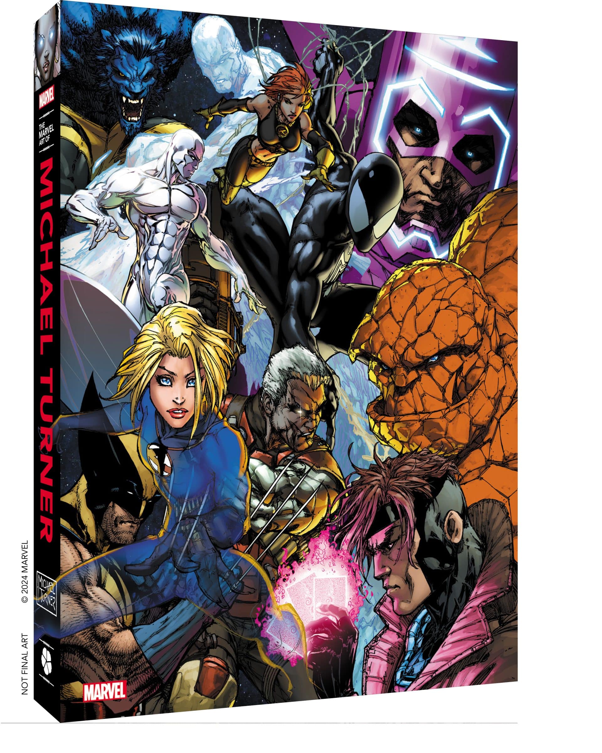 Exclusive: THE MARVEL ART OF MICHAEL TURNER unveils jacket and slipcase ...
