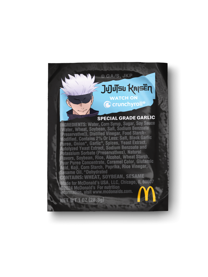 McDonald's announces new sauce + JUJUTSU KAISEN collab