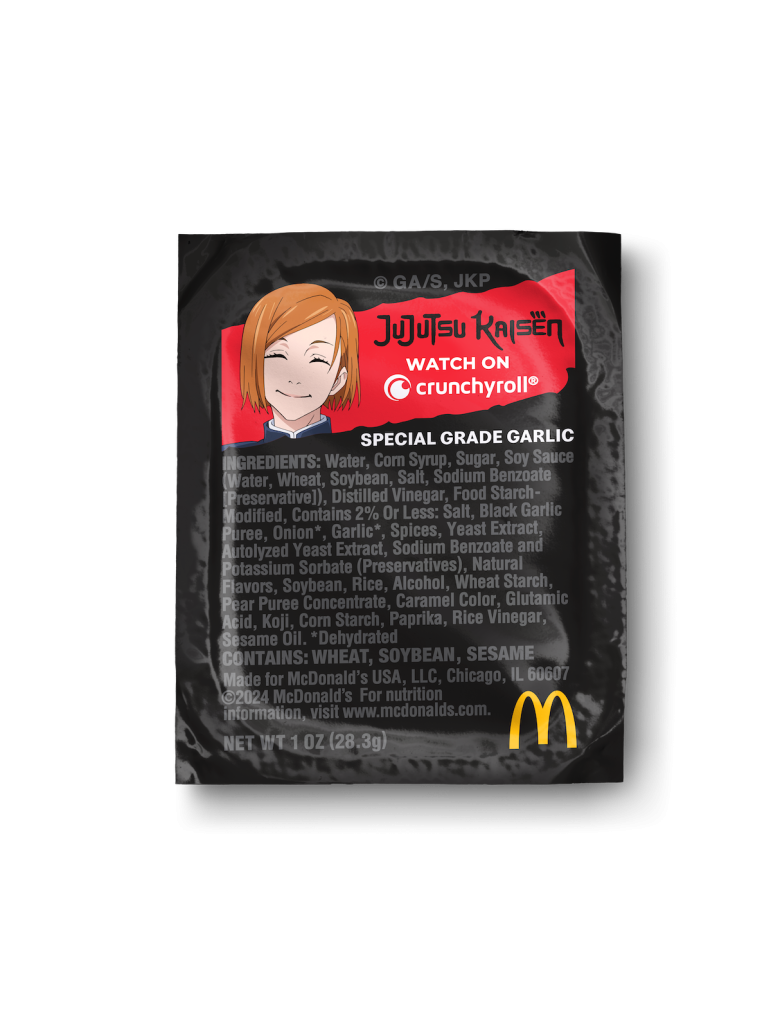 McDonald's announces new sauce + JUJUTSU KAISEN collab