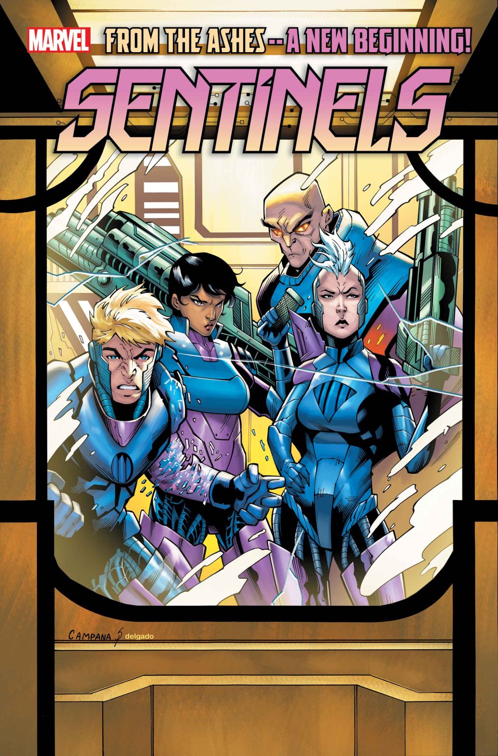 A new team of cyborgs hunts the deadliest mutants in SENTINELS miniseries
