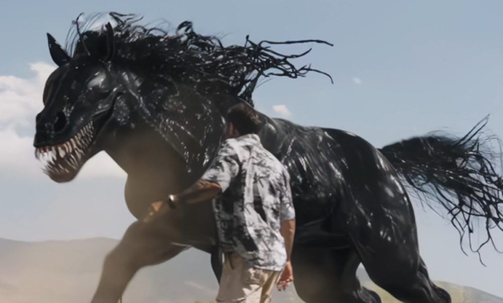 Tom Hardy rides a symbiote horse in VENOM: THE LAST DANCE trailer