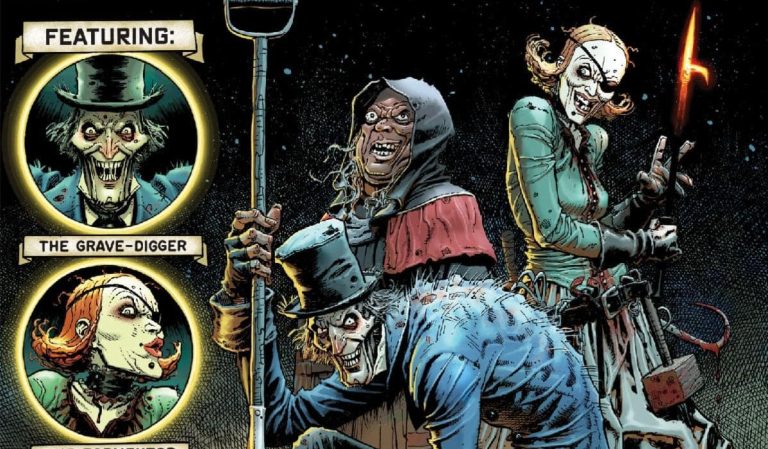 EC Comics unveils its new horror hosts in Epitaphs from The Abyss #1
