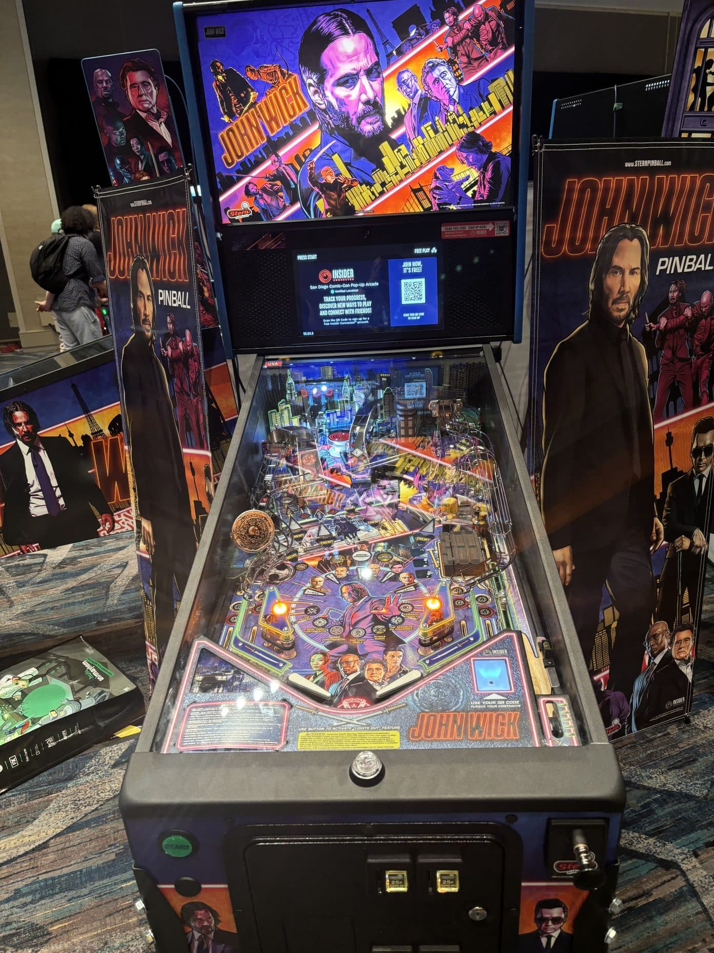 SDCC '24: Stern Pinball debuts GODZILLA & JOHN WICK collabs at pop-up ...