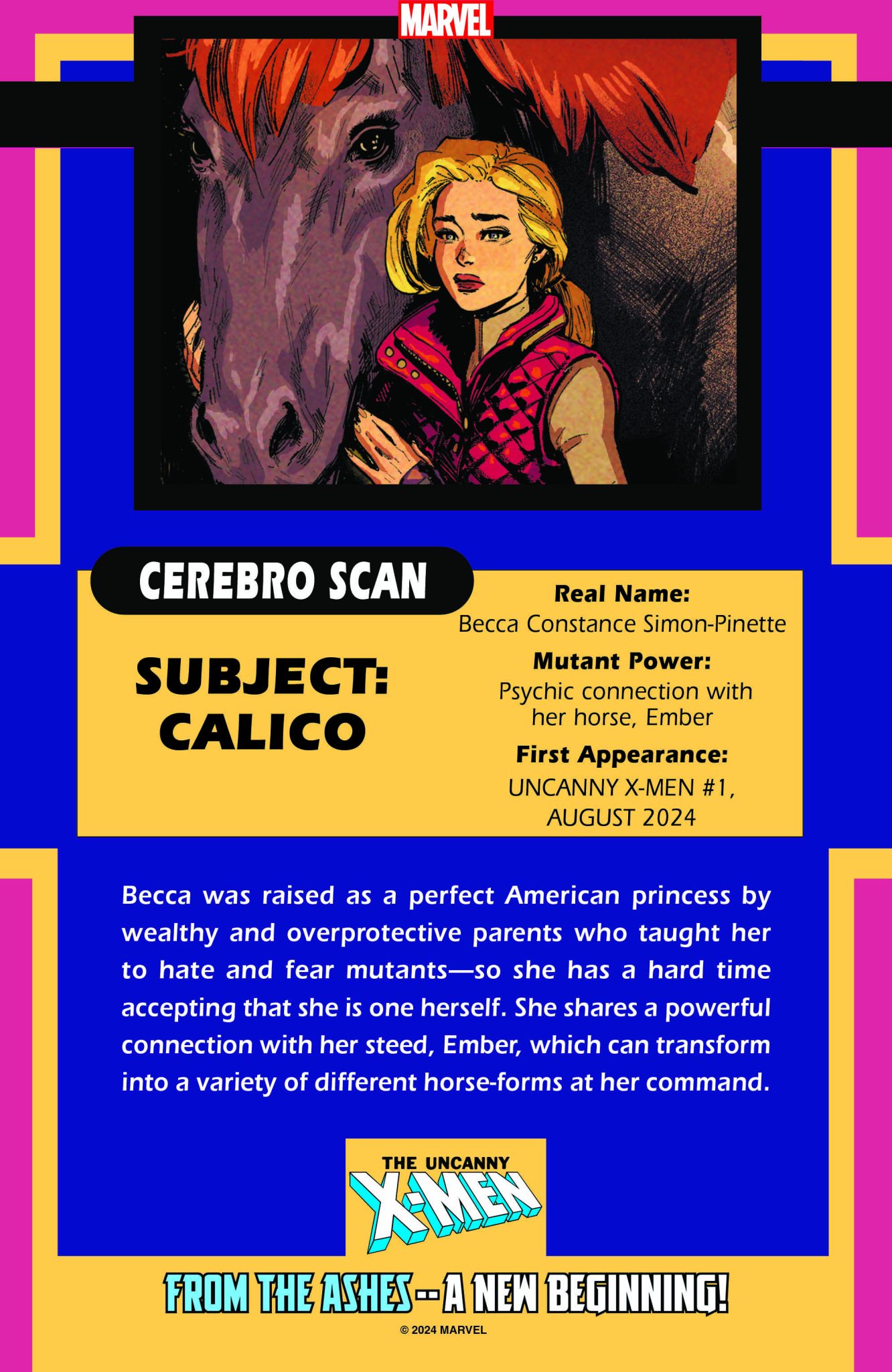 Meet some new X-Men: Calico, Jitter, Ransom, and Deathdream