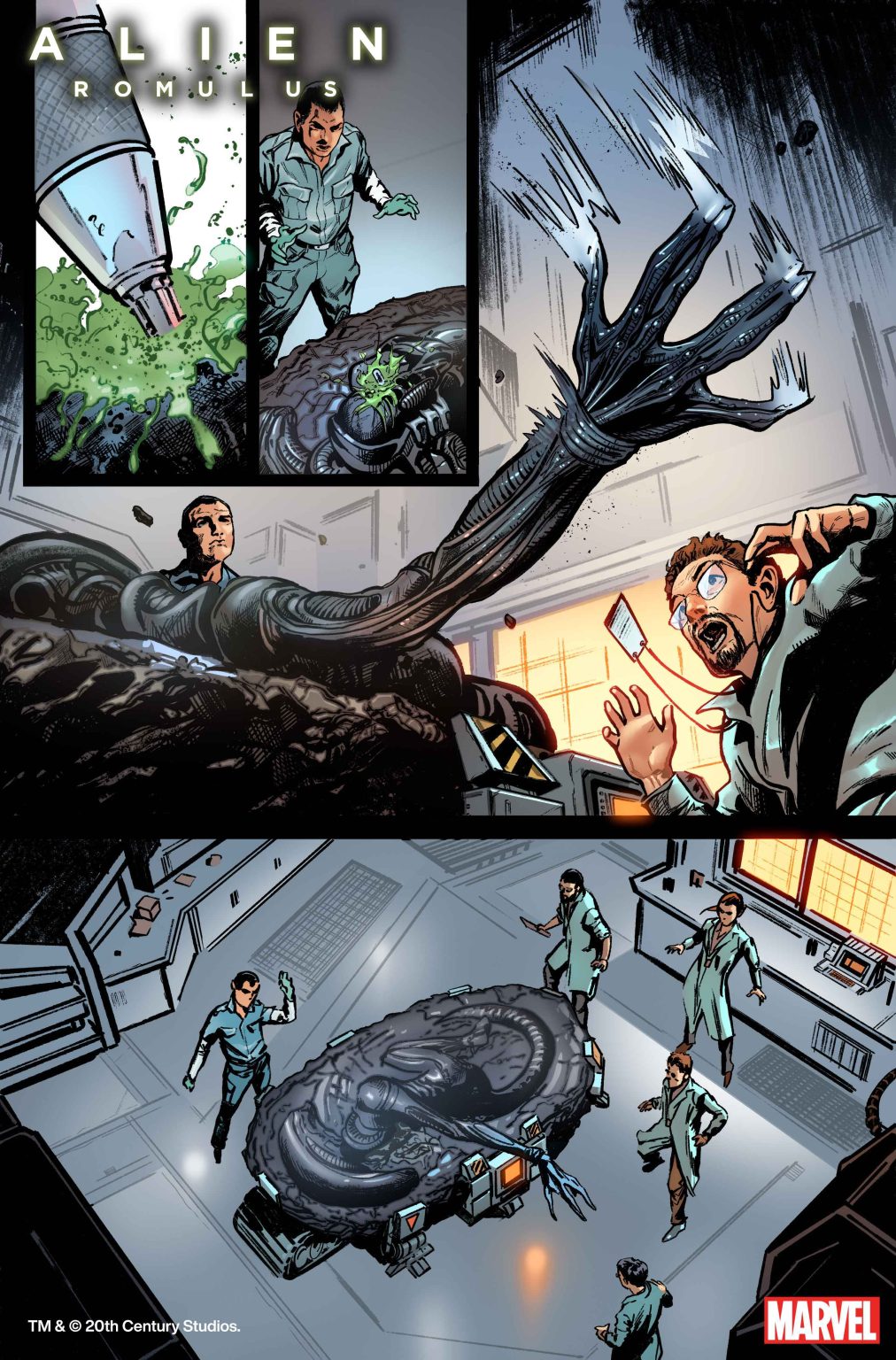 Preview: ALIEN ROMULUS comic details revealed by Marvel