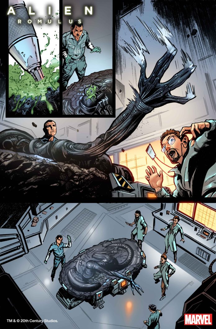 Preview: ALIEN ROMULUS comic details revealed by Marvel