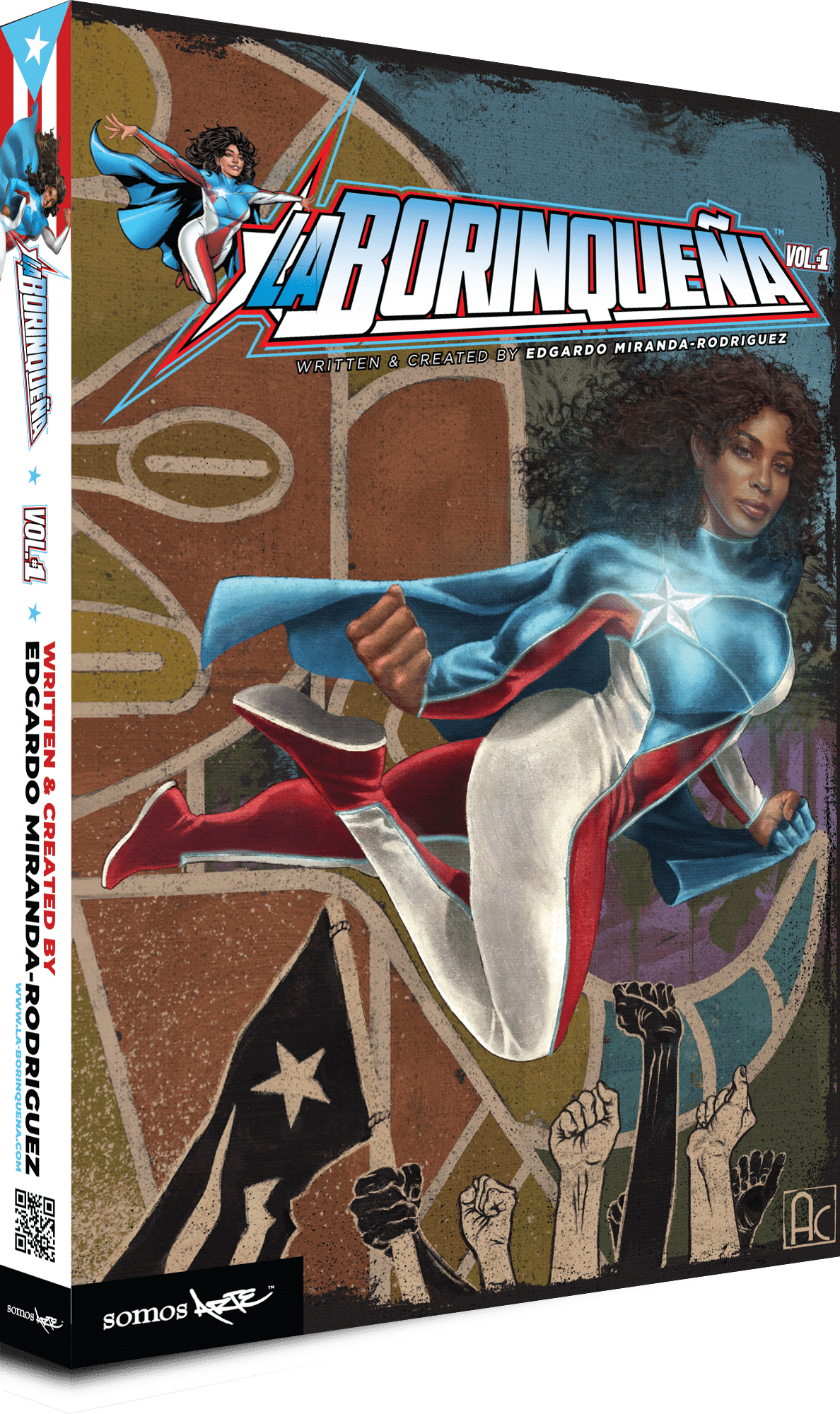 LA BORINQUEÑA gets a new hardcover edition and four original action figures