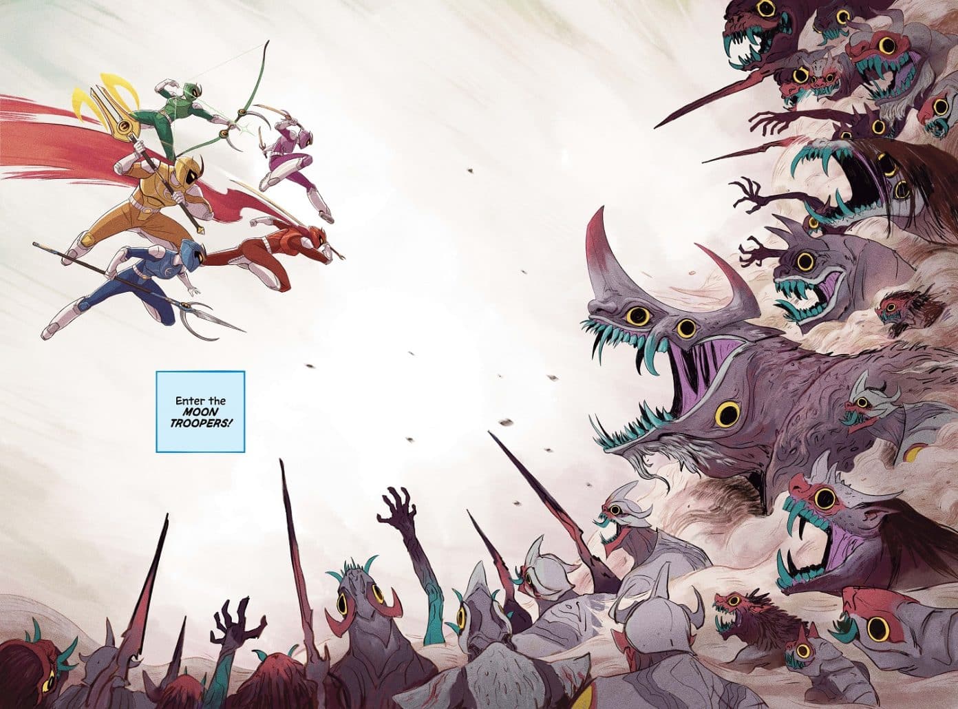 Preview: A new team of alien fighters debut in FAMILY FORCE V graphic novel