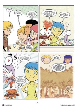 THE NEW ADVENTURES OF DISNEY AND PIXARS INSIDE OUT 2 announced by Mad Cave Studios and Papercutz