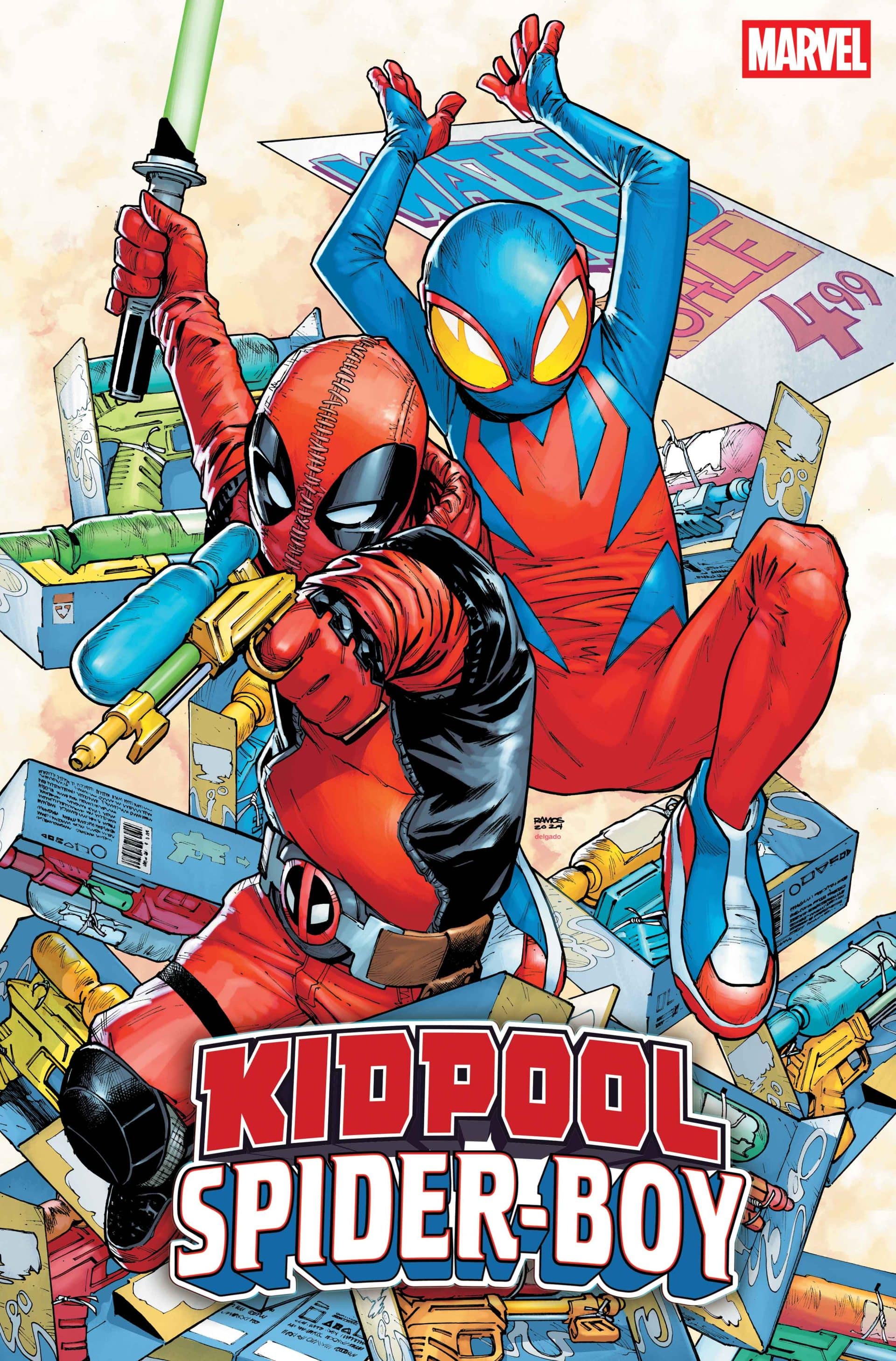 Kidpool makes the jump from the MCU to comics for a team-up with Spider-Boy